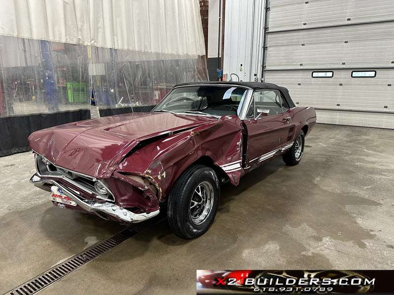 Salvage 1967 Ford Mustang GT Convertible | X2 BUILDERS
