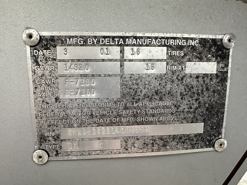 Salvage 2001 Delta Utility Trailer | X2 BUILDERS