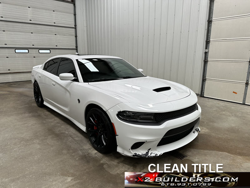 Salvage 2015 Dodge Charger Hellcat SRT CLEAN TITLE | X2 BUILDERS
