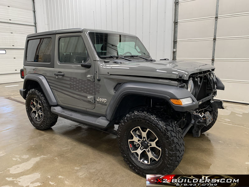 Salvage 2020 Jeep Wrangler Sport 4x4 | X2 BUILDERS